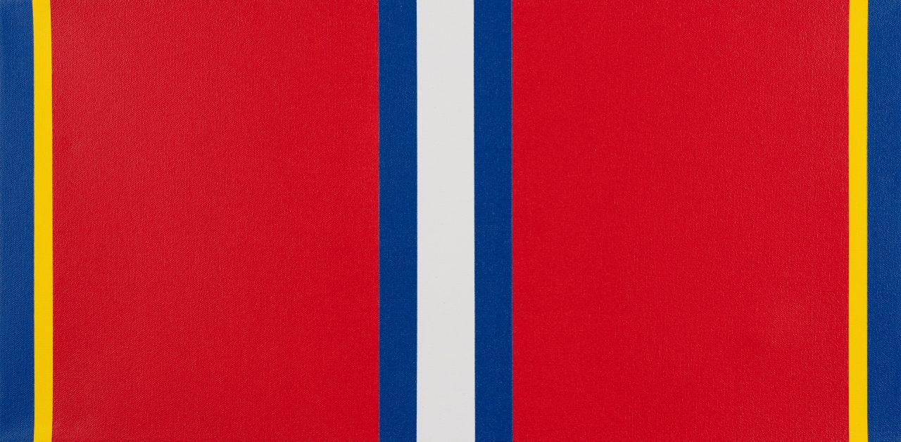 "Coast Guard Reserve Good Conduct Medal Ribbon" - Art by John Archer